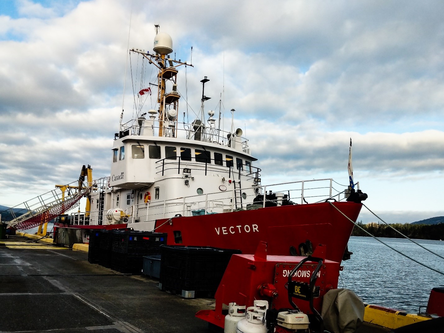 Notes from a Canadian oceanographic research vessel