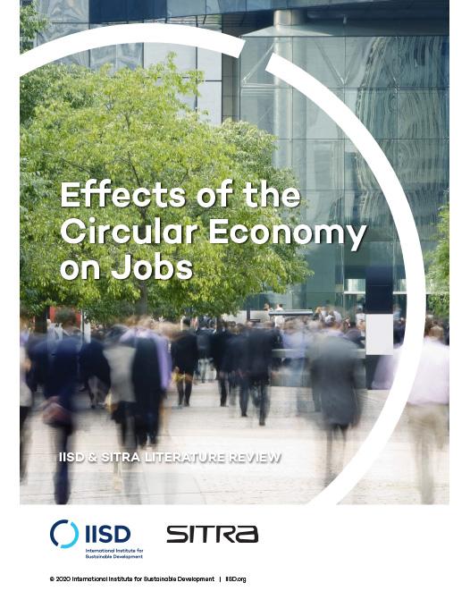 Effects of the Circular Economy on Jobs | International Institute for ...