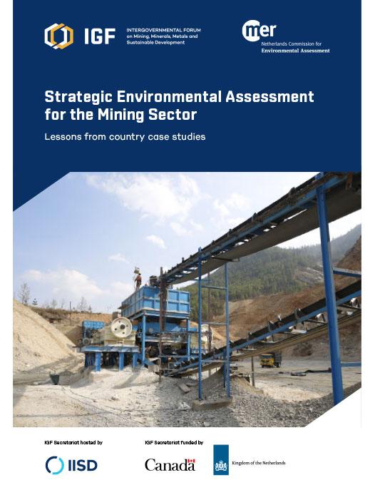 Strategic Environmental Assessment for the Mining Sector ...