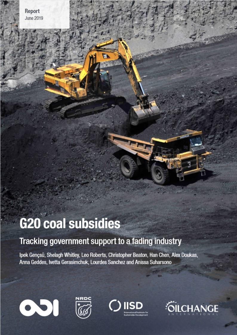 G20 Coal Subsidies: Tracking government support to a fading industry ...