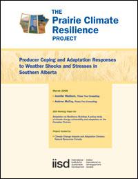 Producer Coping and Adaptation Responses to Weather Shocks and Stresses ...