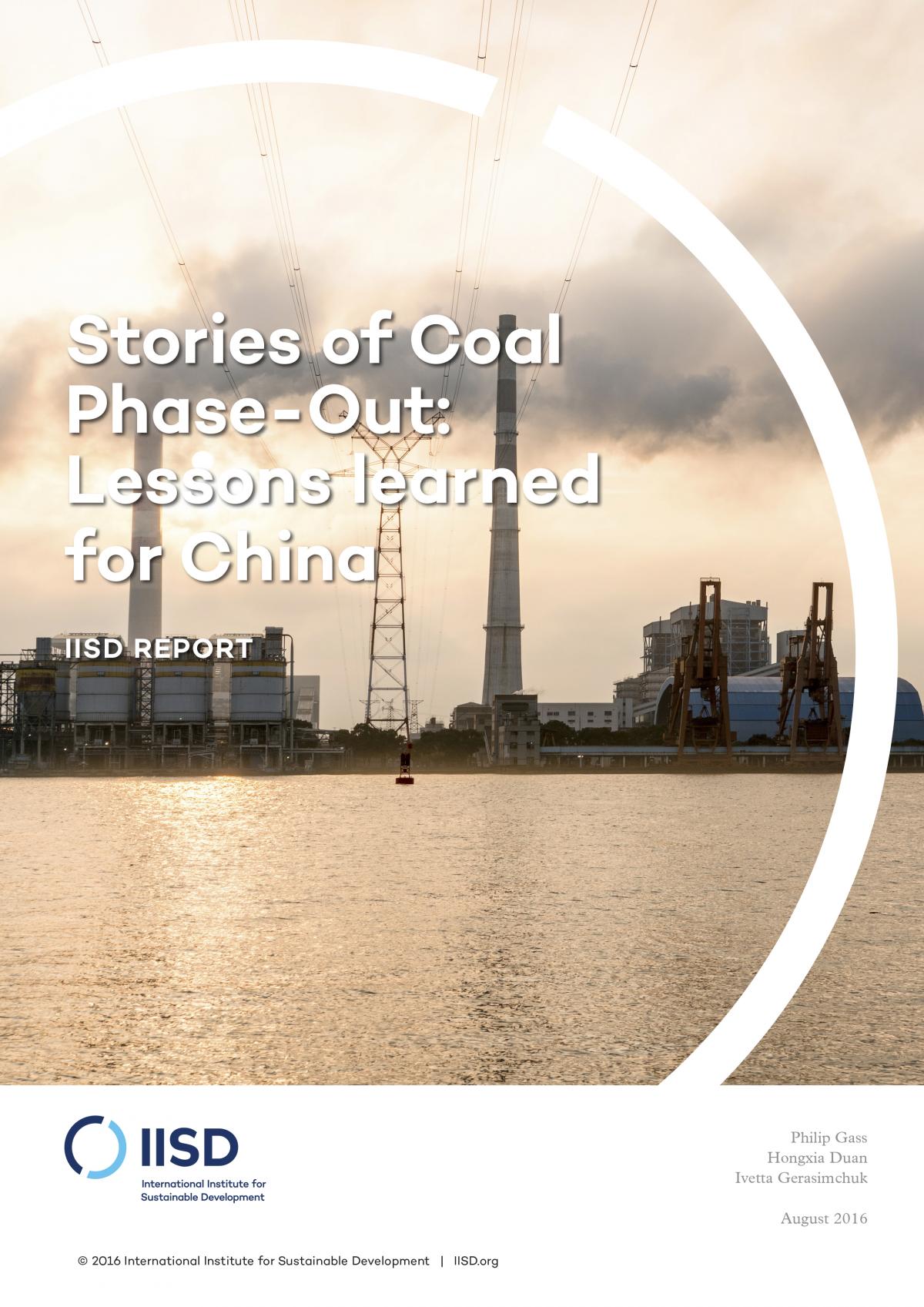 Stories of Coal Phase-Out: Lessons learned for China | International ...