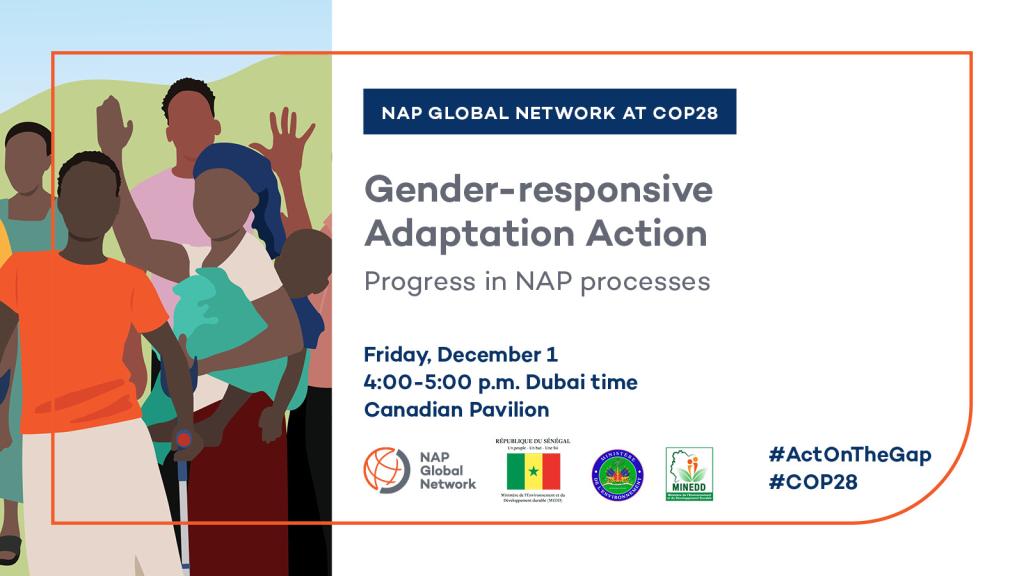 COP 28 Side Event | Gender-Responsive Adaptation Action: Progress in NAP processes ...